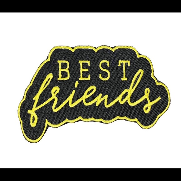 Patches and Pins | Other | Patches And Pins Black Yellow Best Friends ...
